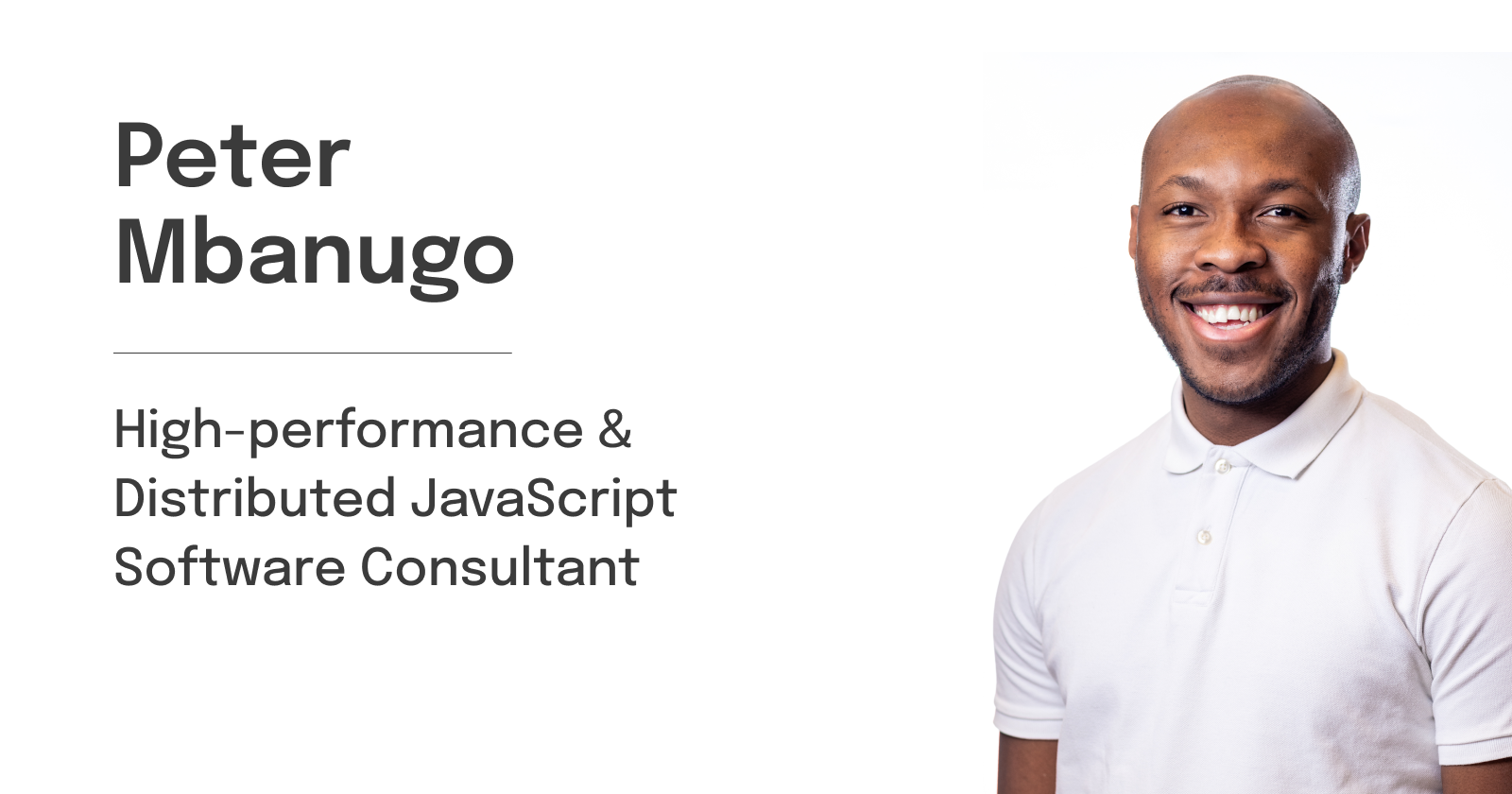 Consultant for High-performance JavaScript Apps